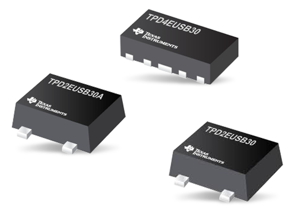 Soppressori ESD TPD2EUSB30/TPD2EUSB30A/TPD4EUSB30 Texas Instruments per ...