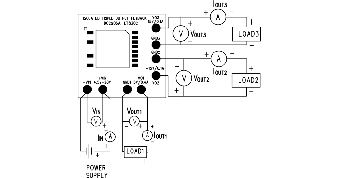 DC2014A, DC2821A, & DC2906A Demo for the LT8302 - ADI | Mouser