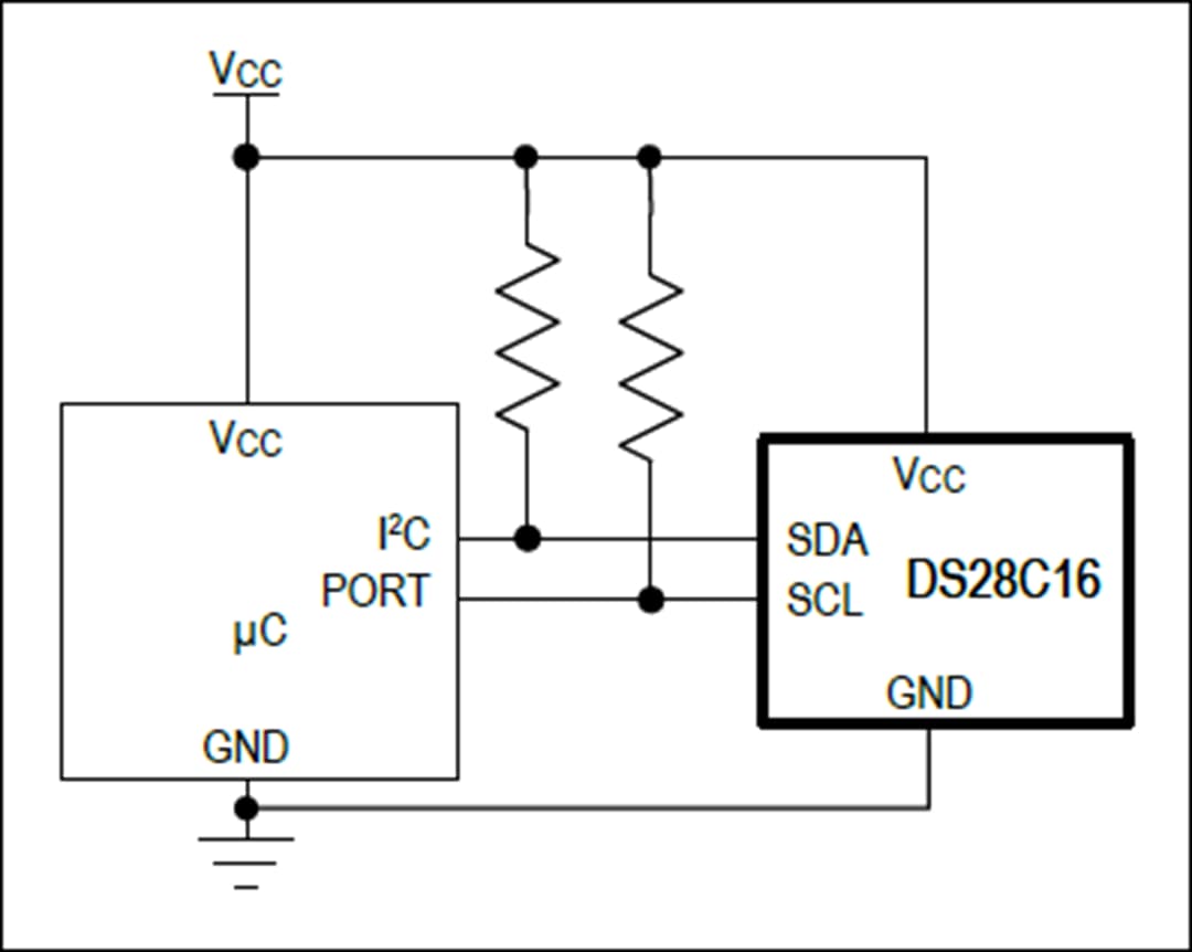 Autenticatore I2C SHA-3 DeepCover® DS28C16 - Analog Devices / Maxim Integrated | Mouser