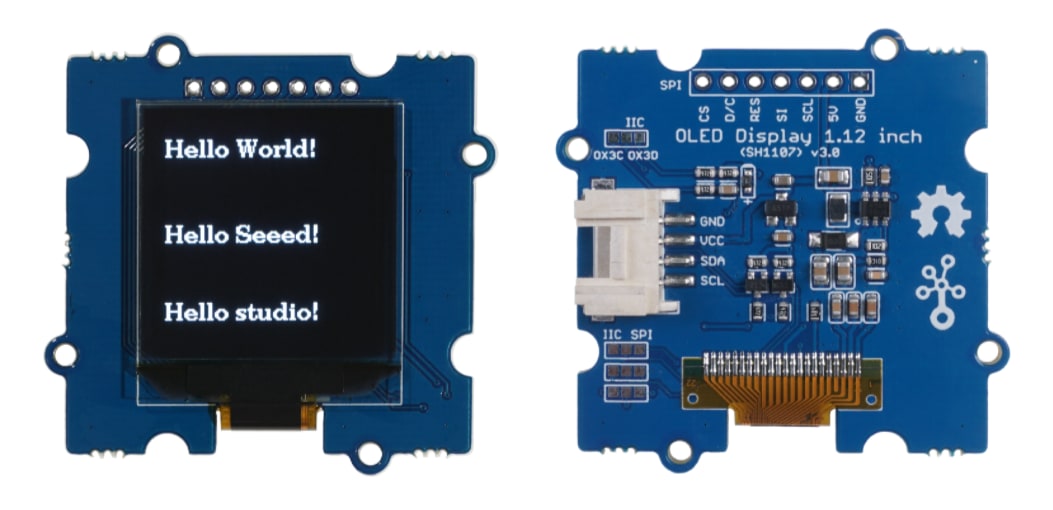 Display monocromatico Grove OLED da 1.12" V3.0 - Seeed Studio | Mouser