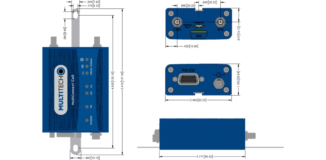 MultiConnect Cell 100 Series Cellular Modems - MultiTech | Mouser
