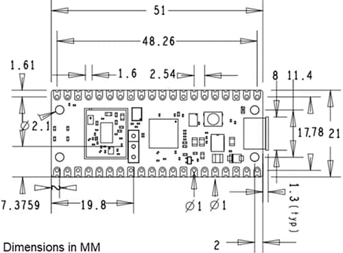 Picopico Hpico Con Schede Mcu Rp2040 Based Raspberry Pi Mouser 7124