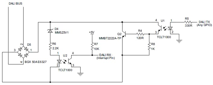 Digitally Addressable Lighting Interface (DALI) Communication | Mouser